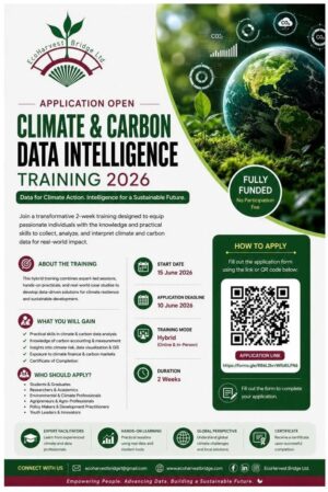 Applications Now Open for the Fully Funded Climate and Carbon Data ...
